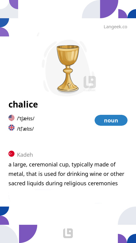 Chalice Meaning What Does This Mean Is It Like A Stanley Cup Event Or