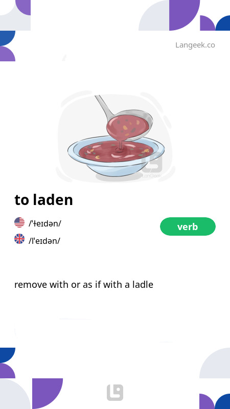 Definition & Meaning of "Laden" | Picture Dictionary