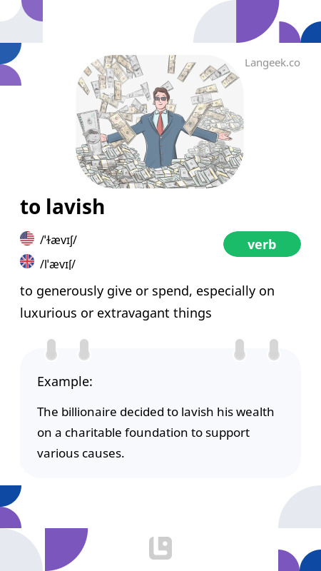 Definition & Meaning of "Lavish" | Picture Dictionary