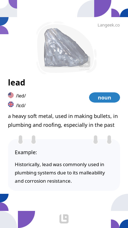Definition & Meaning of "Lead" | Picture Dictionary