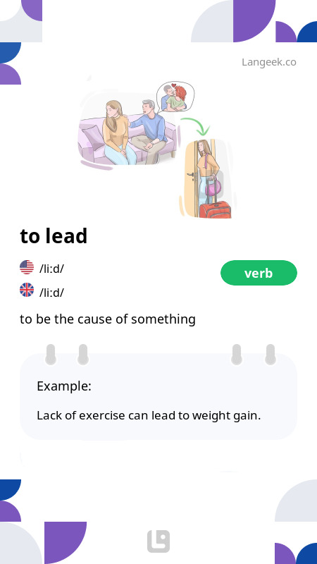 Definition & Meaning of "Lead" | Picture Dictionary
