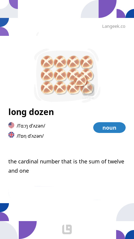 Definition & Meaning of "Long dozen" | Picture Dictionary
