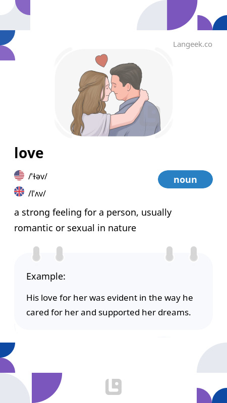 Definition & Meaning of "Love" | Picture Dictionary