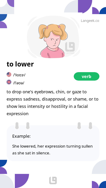 Definition & Meaning of "Lower" | Picture Dictionary