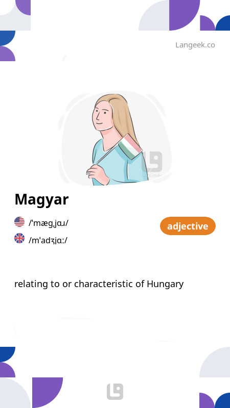 Definition & Meaning of "Magyar" | Picture Dictionary
