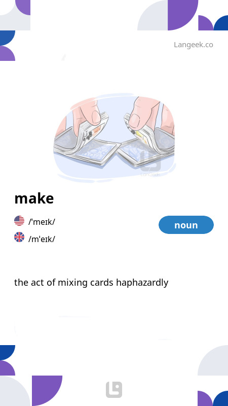 Definition & Meaning of "Make" | Picture Dictionary