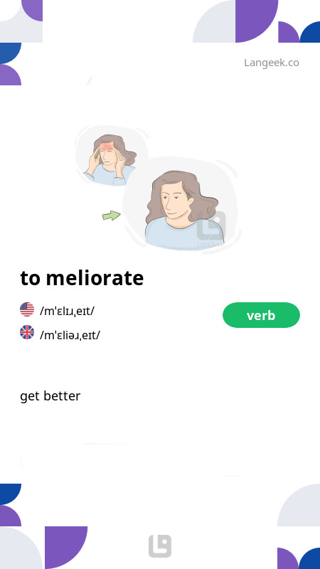 Definition & Meaning of "Meliorate" | LanGeek