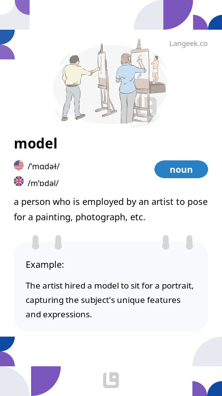 Definition & Meaning of "Model" | Picture Dictionary