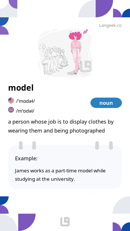 Definition & Meaning of "Model" | Picture Dictionary