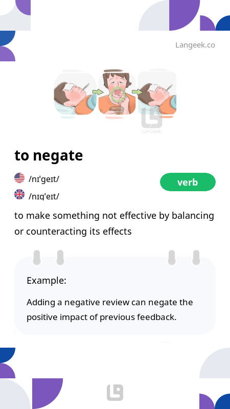 Definition & Meaning of "Negate" | Picture Dictionary