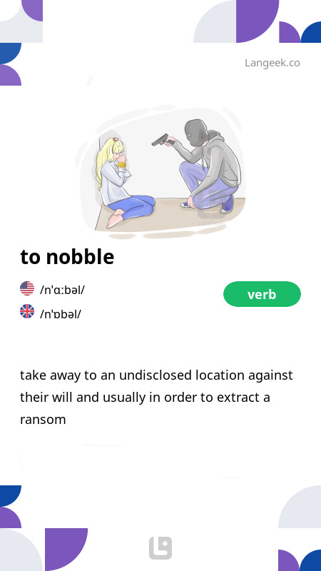 Definition & Meaning of "Nobble" | Picture Dictionary