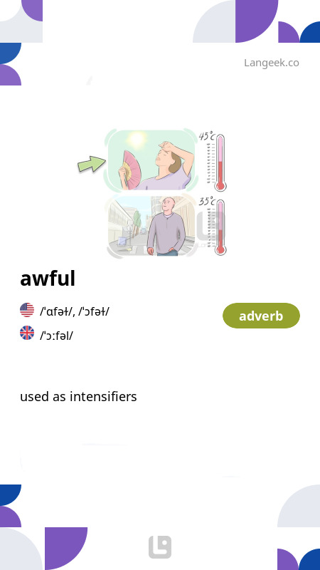 Definition & Meaning of "Awful" | Picture Dictionary