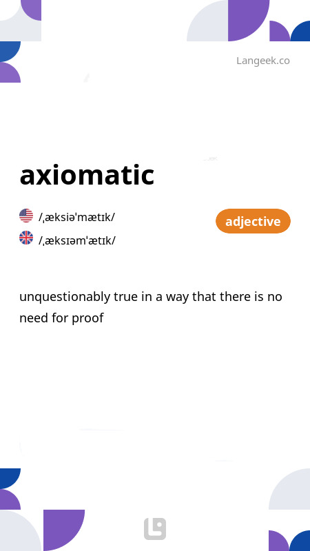 Definition And Meaning Of Axiomatic Picture Dictionary