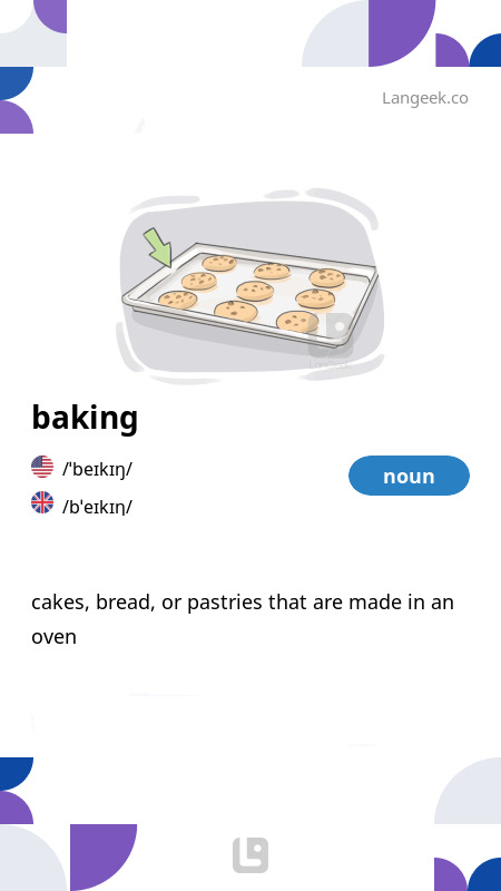 Definition & Meaning of "Baking" | Picture Dictionary