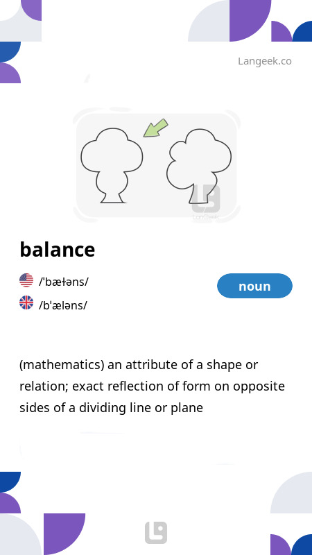 Definition & Meaning of "Balance" | Picture Dictionary