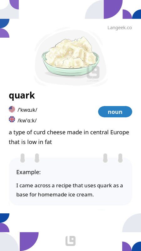 Definition & Meaning of "Quark" | Picture Dictionary