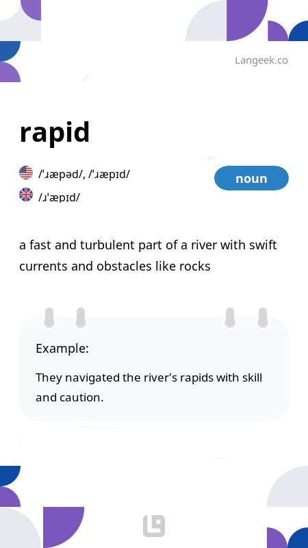 Definition & Meaning of "Rapid" | Picture Dictionary