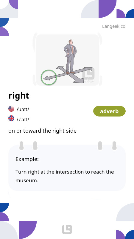 Definition & Meaning of "Right" | Picture Dictionary
