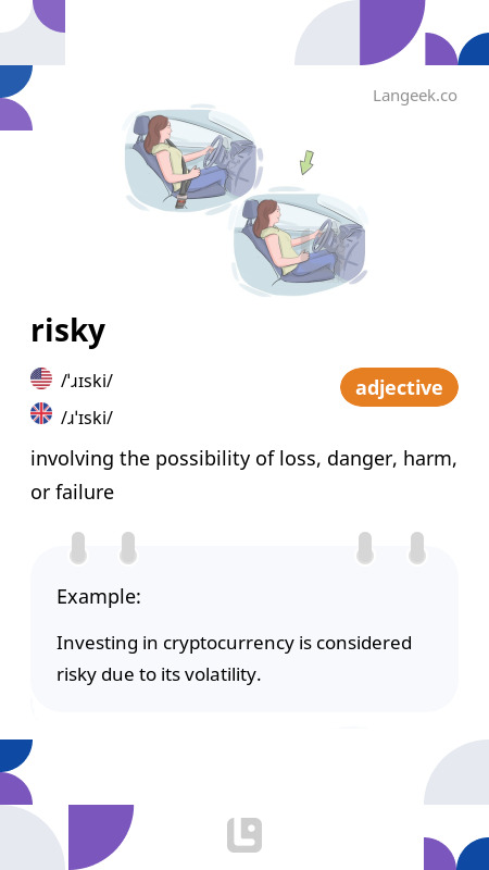 Definition & Meaning of "Risky" | LanGeek