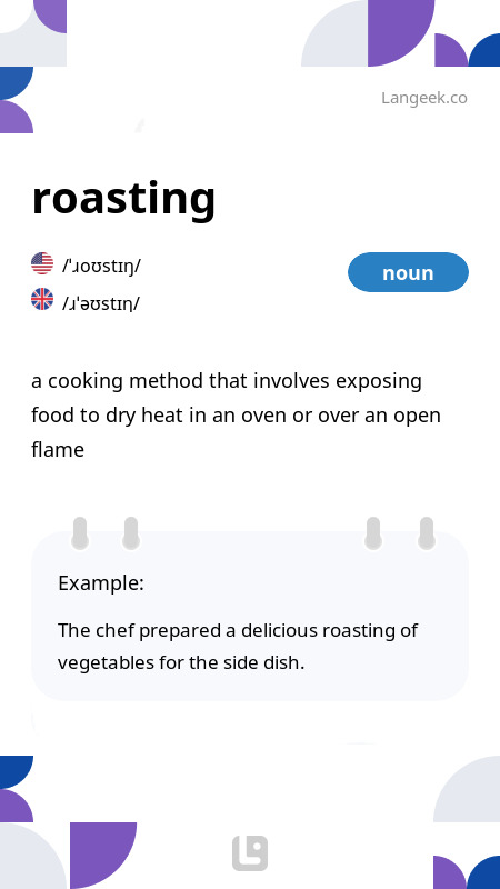Definition & Meaning of "Roasting" | LanGeek
