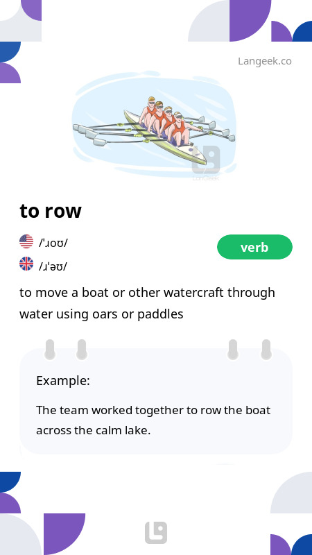 Definition & Meaning of "Row" | Picture Dictionary