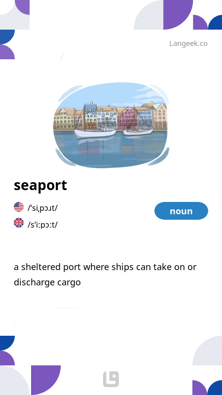 Definition & Meaning of "Seaport" | Picture Dictionary