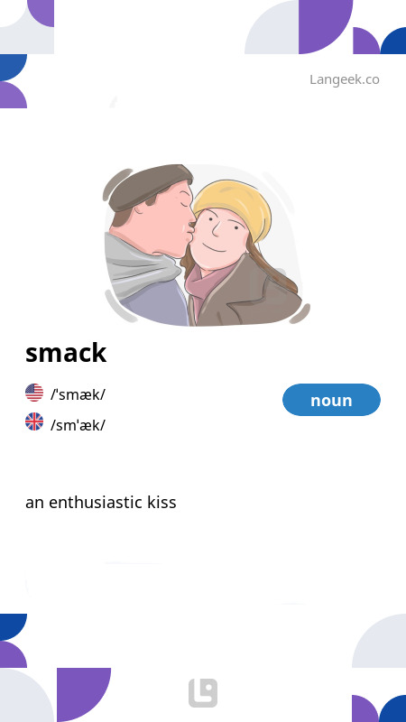 Definition & Meaning of "Smack" | Picture Dictionary
