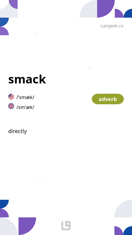 Definition & Meaning of "Smack" | Picture Dictionary