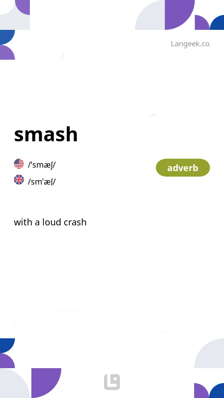 Definition & Meaning of "Smash" | Picture Dictionary