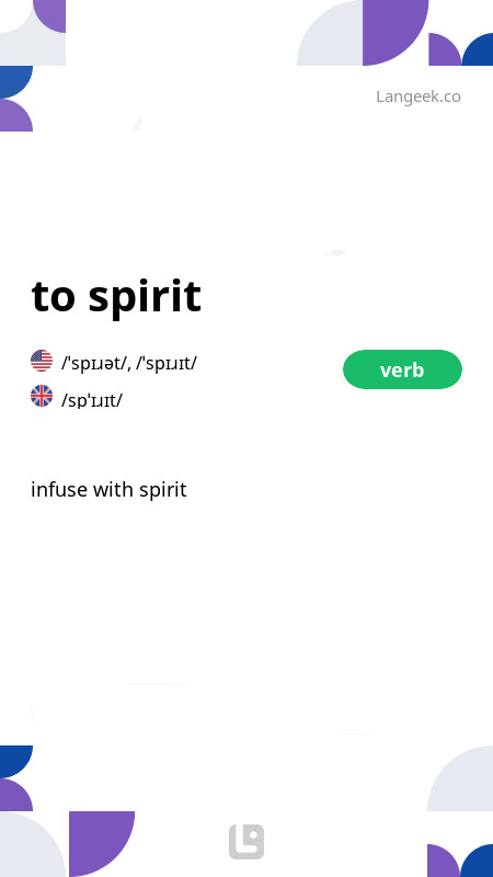 Definition & Meaning of "Spirit" | Picture Dictionary
