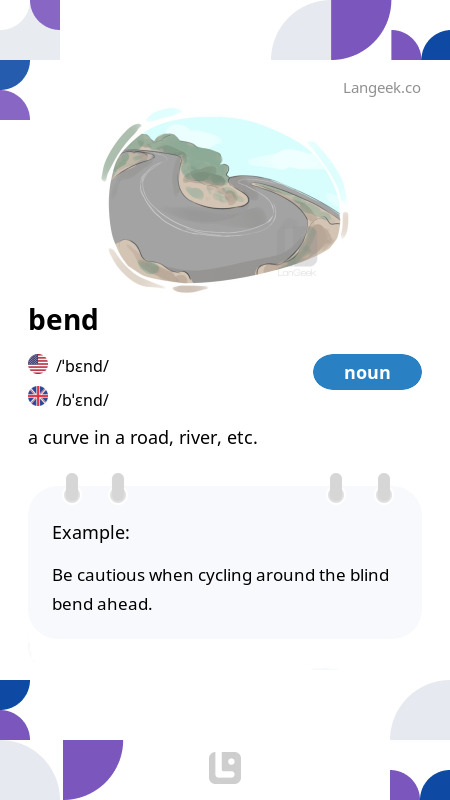 Definition & Meaning of "Bend" | Picture Dictionary