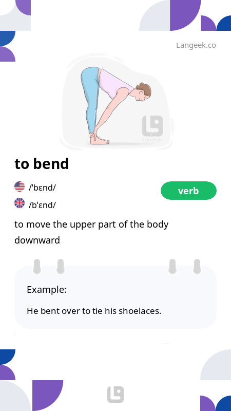 Definition & Meaning of "Bend" | Picture Dictionary