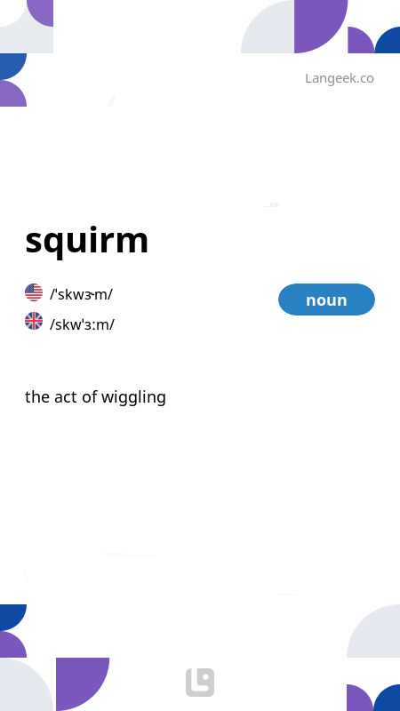Definition & Meaning of "Squirm" | Picture Dictionary