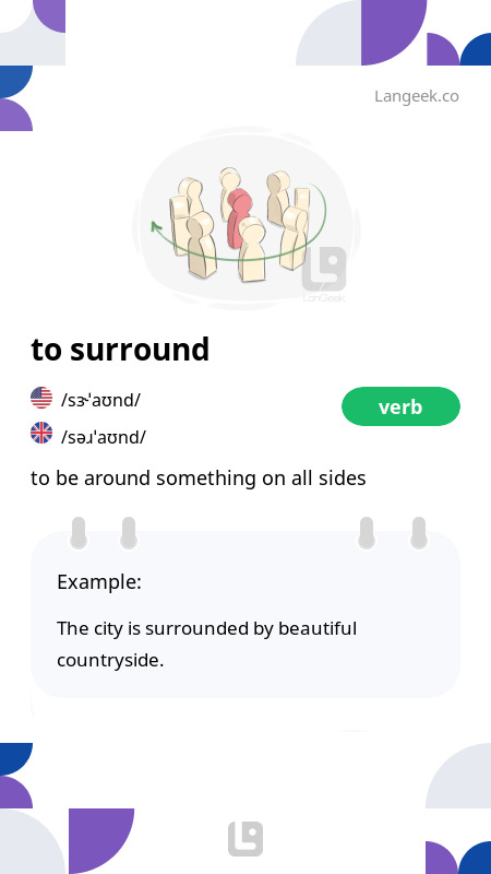 Definition & Meaning of "Surround" | Picture Dictionary