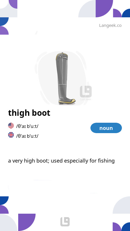 Definition & Meaning of "Thigh boot" | Picture Dictionary