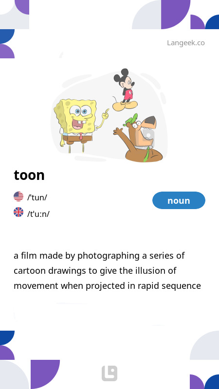 Definition & Meaning of "Toon" | Picture Dictionary