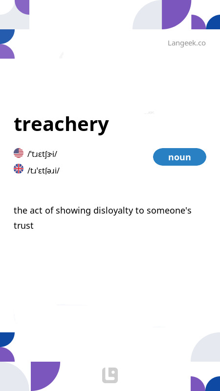Definition & Meaning of "Treachery" | Picture Dictionary