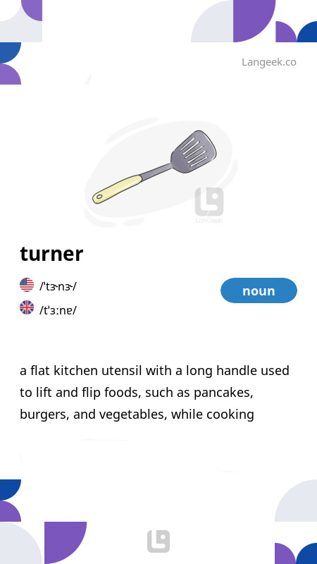 Definition & Meaning of "Turner" | Picture Dictionary