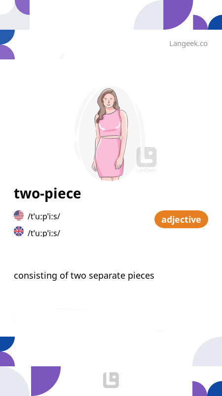 Definition & Meaning of "Two-piece" | Picture Dictionary