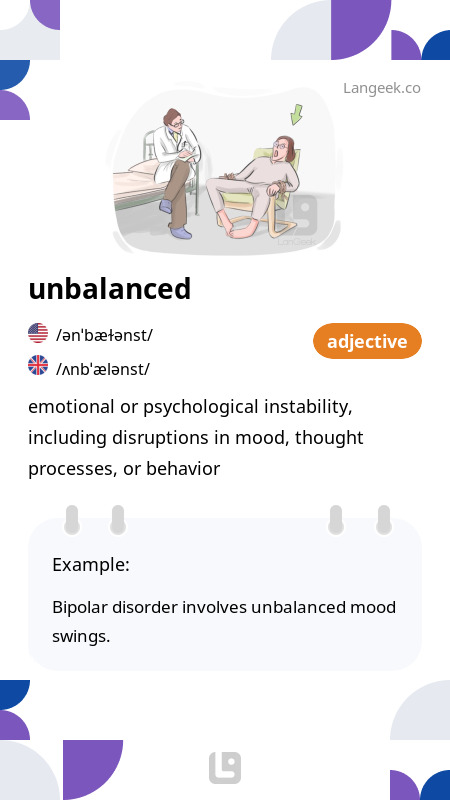 Definition & Meaning of "Unbalanced" | Picture Dictionary