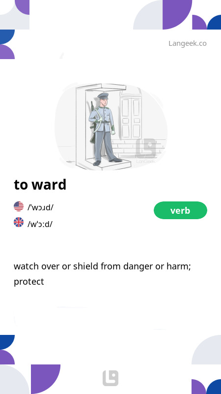 Definition & Meaning of "Ward" | Picture Dictionary
