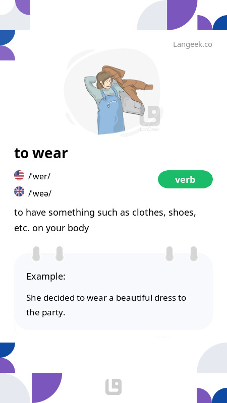 Wearing meaning store
