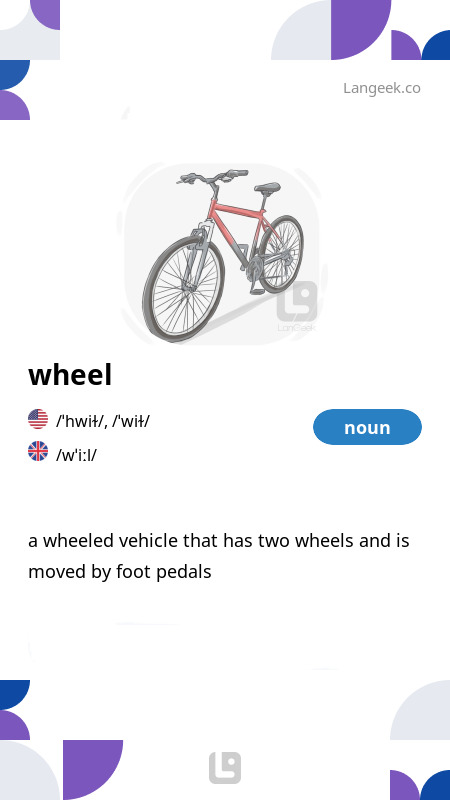 Definition & Meaning of "Wheel" | Picture Dictionary