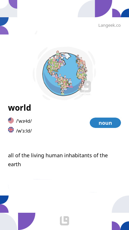 Definition & Meaning of "World" | Picture Dictionary