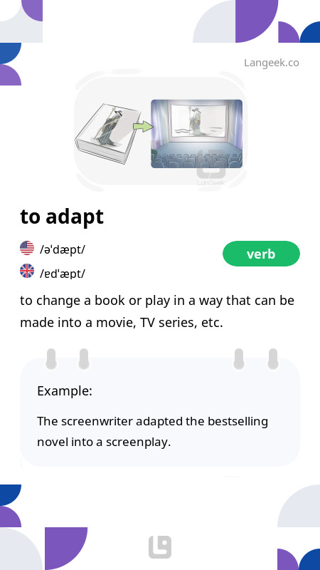 Definition & Meaning of "Adapt" | Picture Dictionary