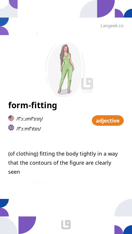 Definition & Meaning of "Form-fitting" | Picture Dictionary