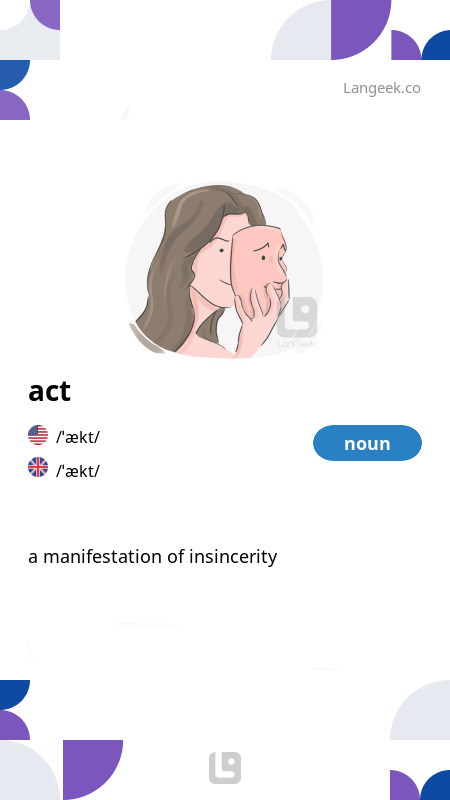 Definition & Meaning of "Act" | Picture Dictionary