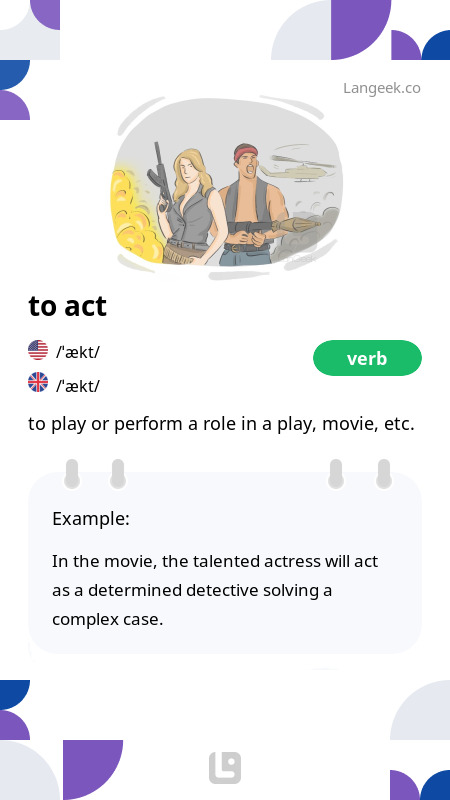 Definition & Meaning of "Act" | Picture Dictionary