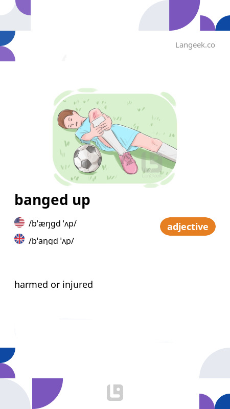 Definition & Meaning of "Banged up" | Picture Dictionary