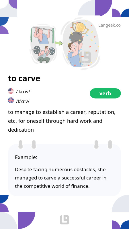Definition & Meaning of "Carve" | Picture Dictionary